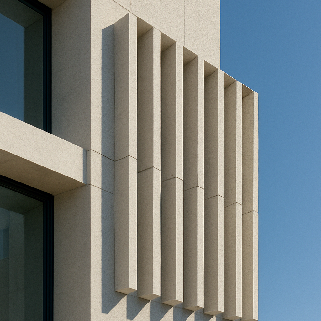 GRC Fins | Stylish & Functional Façade Elements by GFRC Innovations